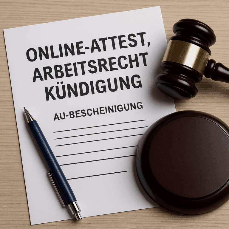 Online-Attest & Kündigung: Was jetzt arbeitsrechtlich gilt
